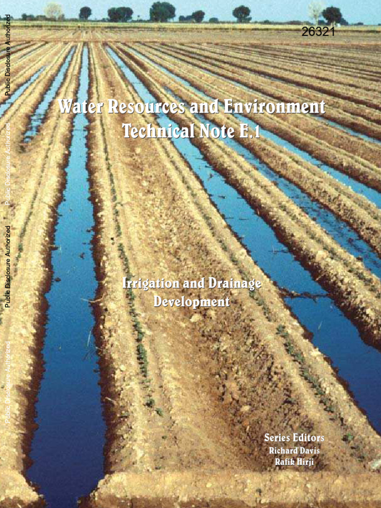 Irrigation and Drainage Development | PDF | Soil | Water Resources