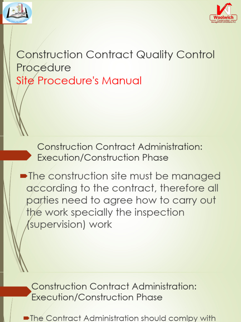 11 Site Procedures Manual | PDF | Technology & Engineering