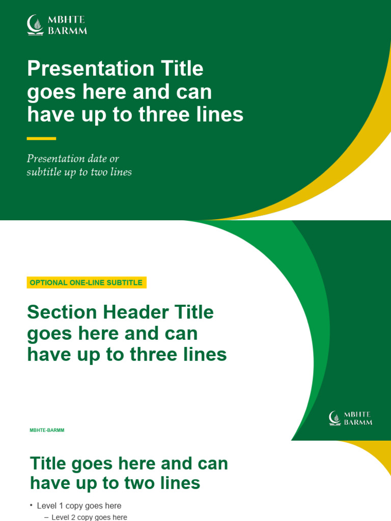 MBHTE Branding PPT-Template | PDF