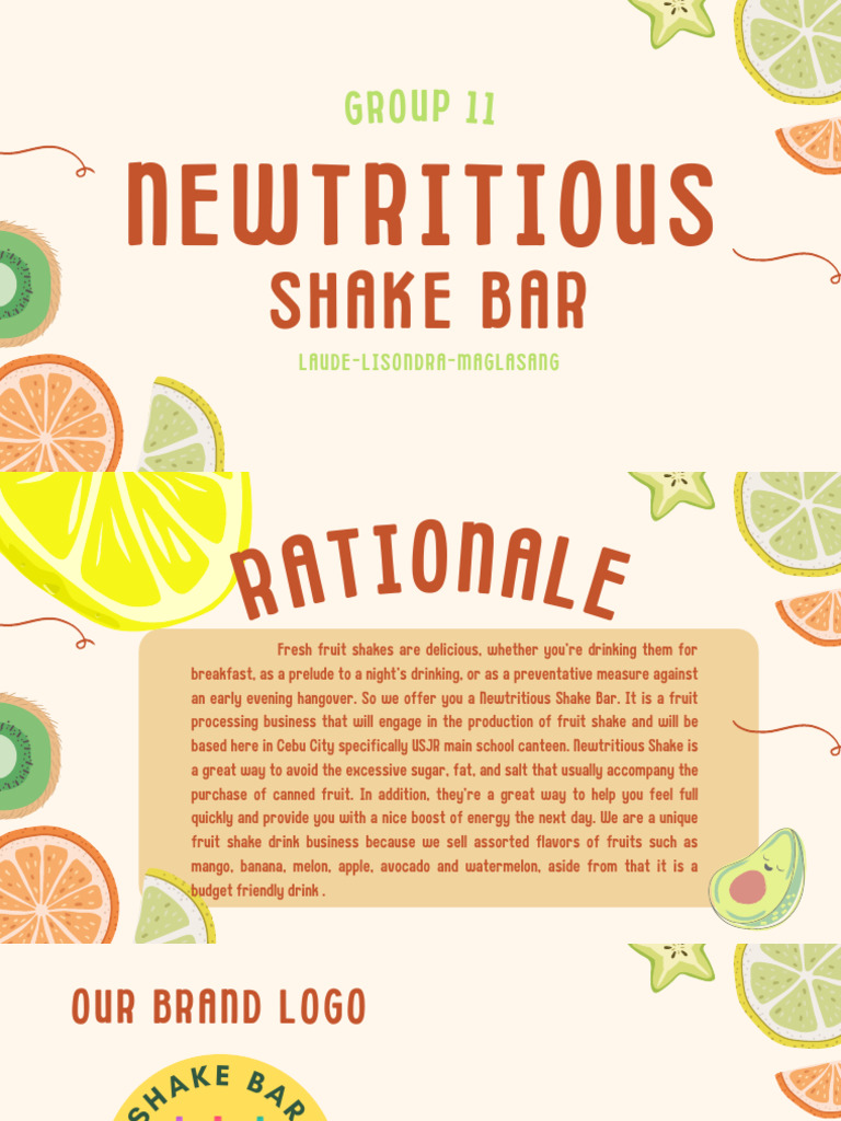 Project Proposal | PDF | Drink | Food And Drink