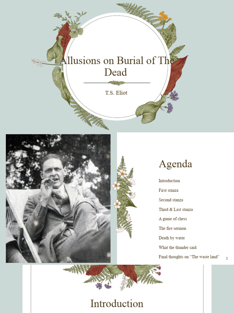 Allusions of Burial of The Dead | PDF | Poetry | General Fiction