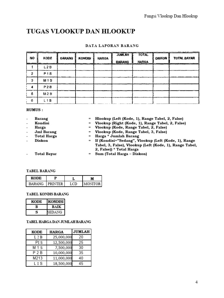 Soal 14 VLOOKUP | PDF