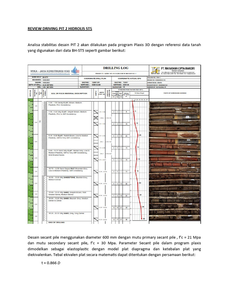 Review Secant Pile PIT 2 | PDF