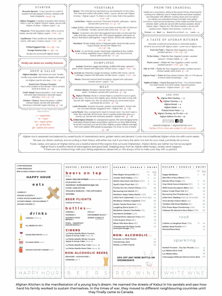 Dinner Menu | PDF