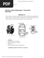 Examens Et TD Corrigés Engrenages | PDF | Engrenage | Cinématique