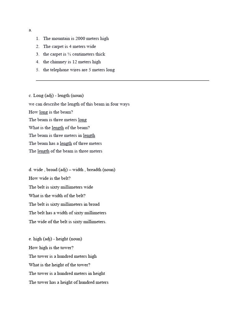 Describing Object | PDF