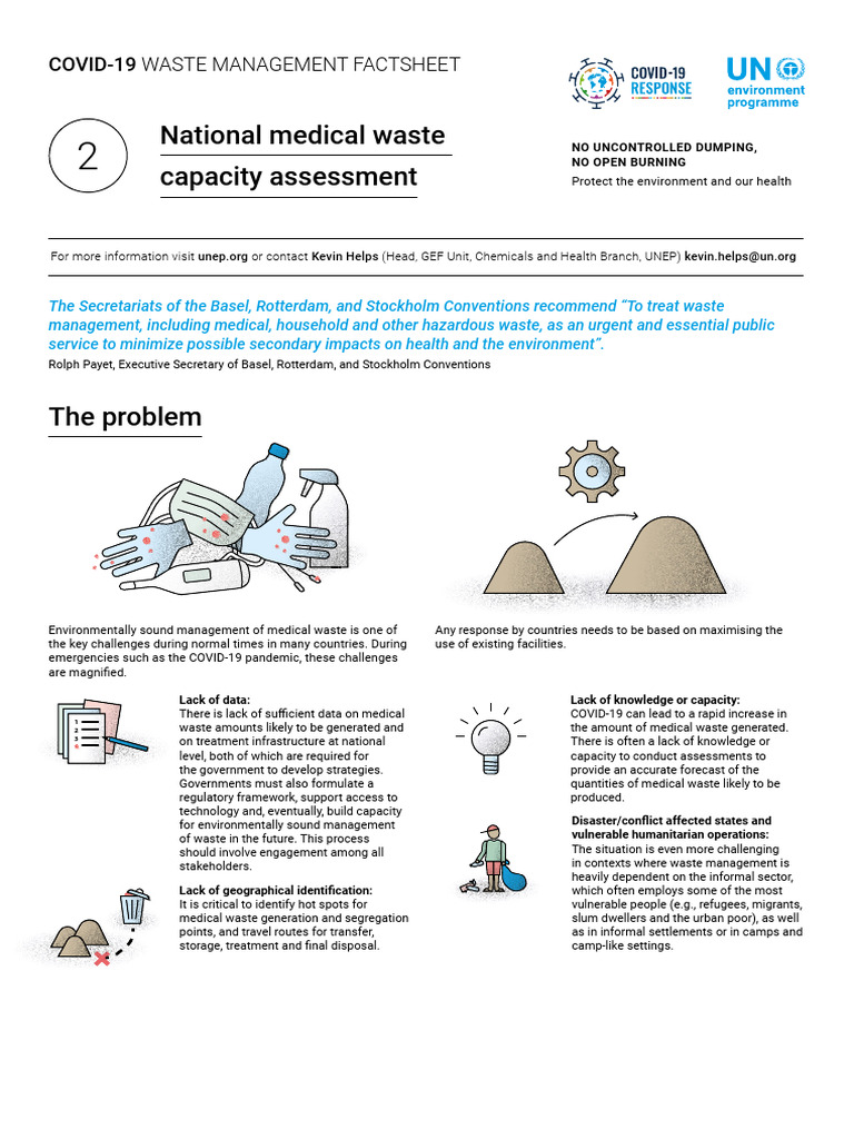 National Medical Waste Capacity Assessment: Covid-19 Waste Management ...