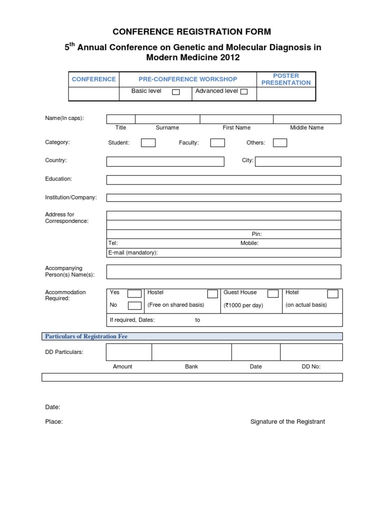 Registration Form | PDF | Finance & Money Management