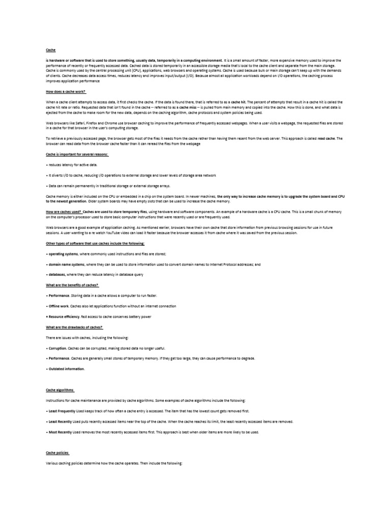 Advance Programming Week 7-8 | PDF | Cache (Computing) | Cpu Cache