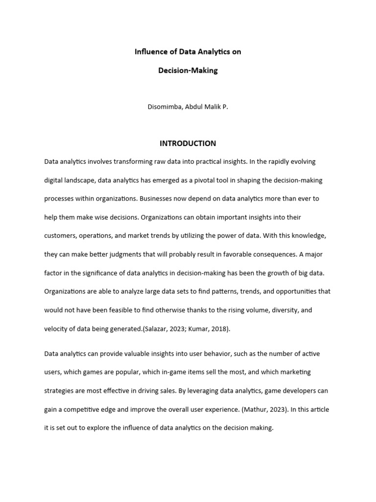 Data Analytics | Download Free PDF | Analytics | Data