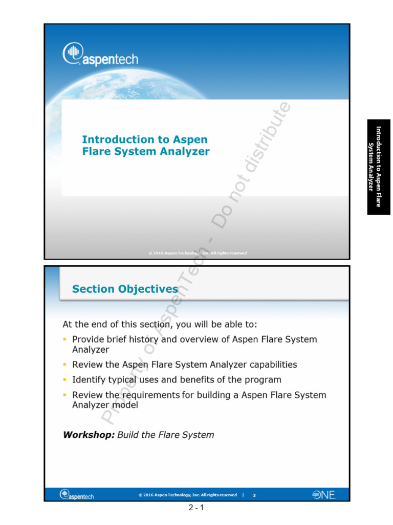 Aspen Flare System Analyzer Overview | PDF
