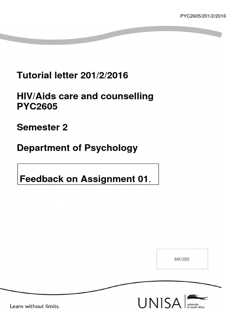 PYC2605 Tutorial 201 | PDF | Virus | Hiv