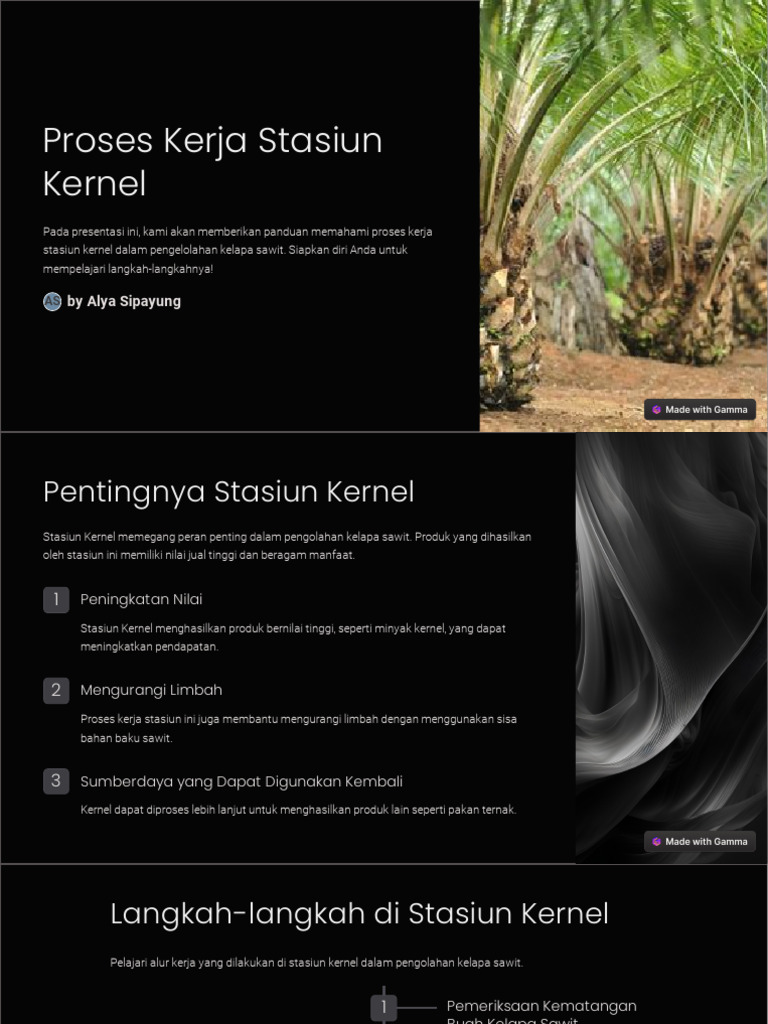 Proses Kerja Stasiun Kernel | PDF
