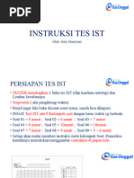 Scoring Dan Interpretasi Ist | PDF