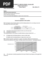 Physics Paper 1 Prediction June 2025 Igcse Edexcel | PDF | Atomic Nucleus | Atoms