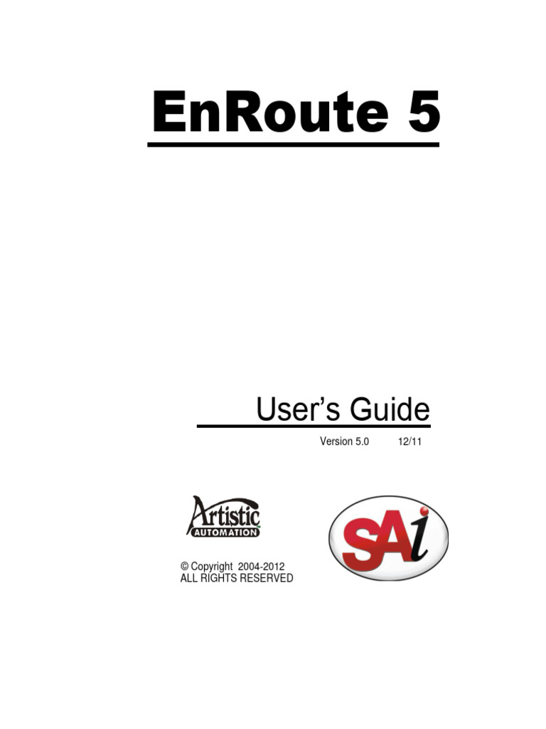EnRoute 5 - CNC Software | PDF | Installation (Computer Programs) | Machine Tool