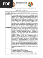 CBDRRM Training Course Design | PDF | Emergency Management | Community