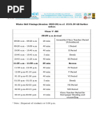 KHS Bell Times Schedule | PDF
