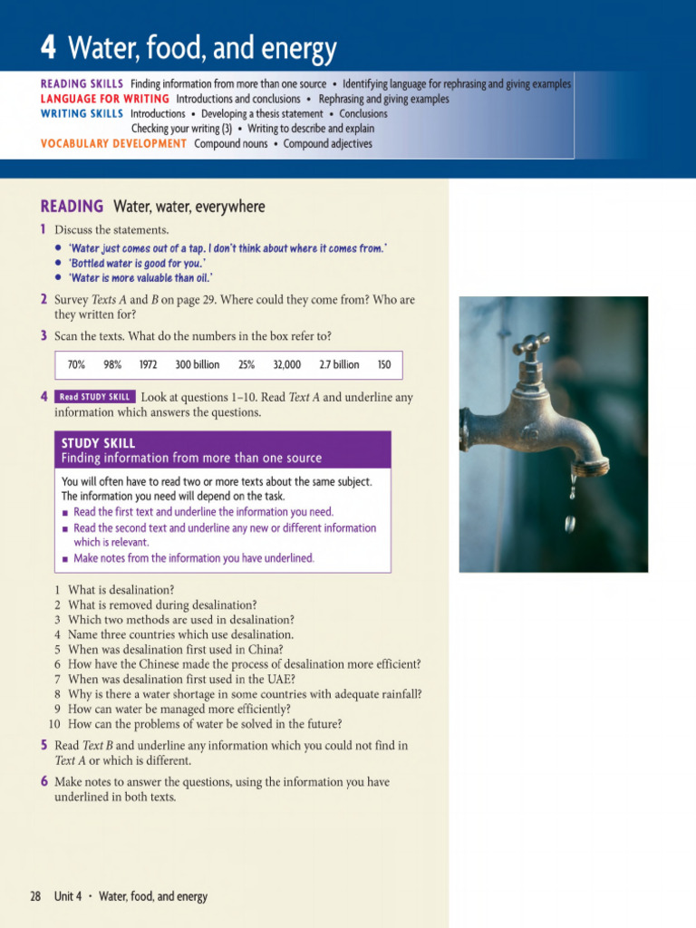 Lesson 4 | PDF | Desalination | Water