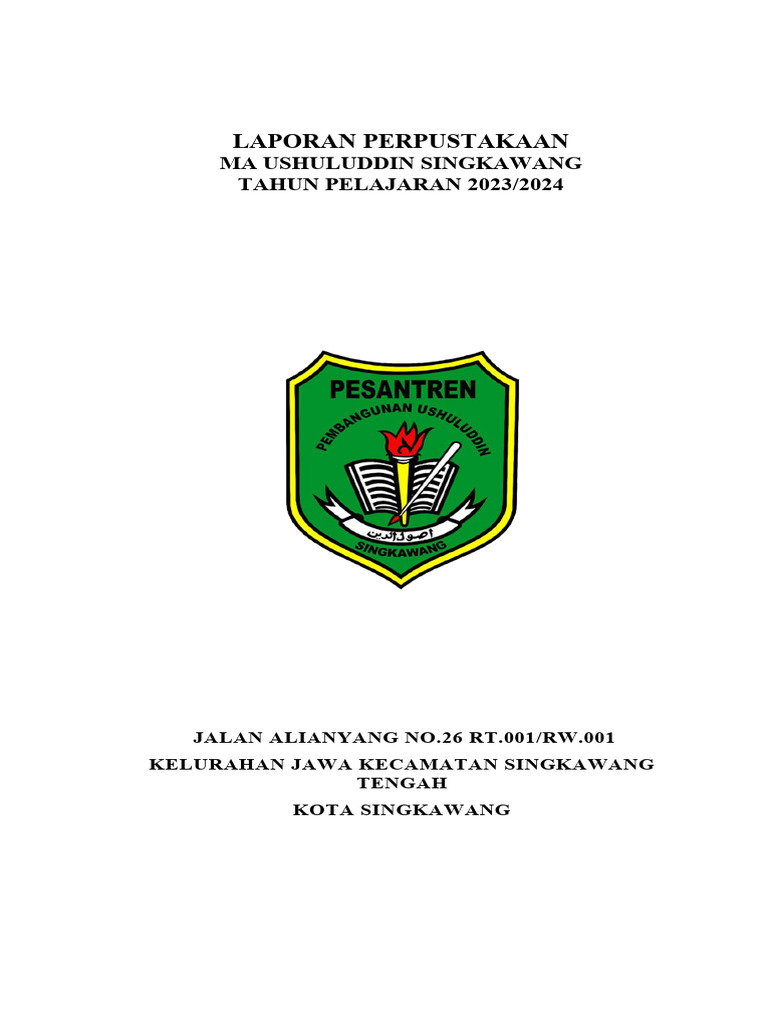 Laporan Kerja Perpustakaan 2023-2024 (Ma) | PDF | Karier & Perkembangan ...