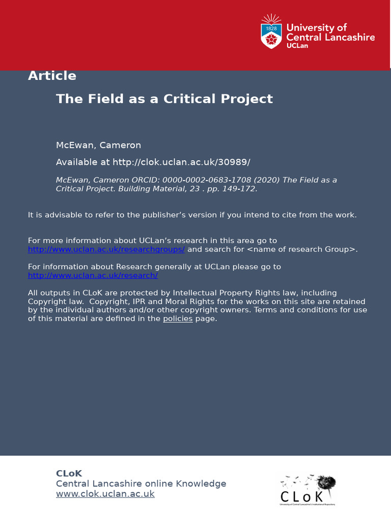 BM23 Cameron McEwan Paper | PDF | Discourse | Thought