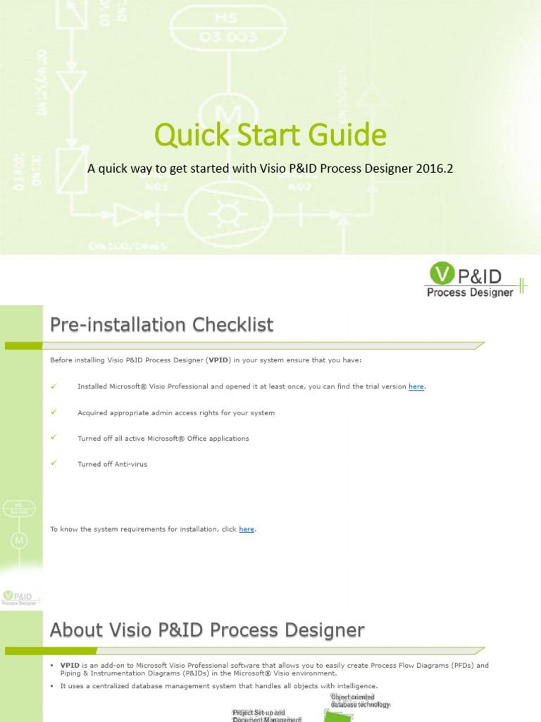 Visio PID Quick Start Guide2016 - 2 - EN | PDF | Computing Platforms ...