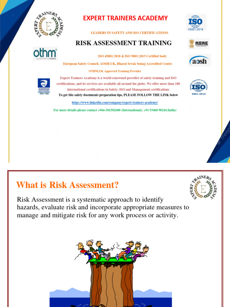 Expert Risk Assessment | PDF | Risk | Hazards