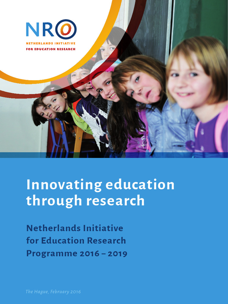 NRO Netherlands Initiative For Education Research Programme 2016 2019 ...