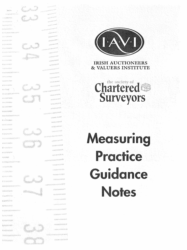 Measuring Practice Guidance Notes | PDF