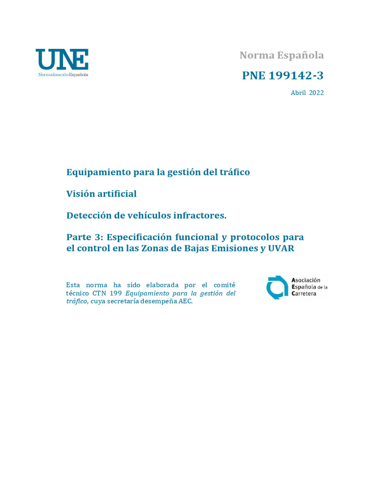 PNE 199142-3 ZBE - 20220419 - v9 | PDF | Protocolo de Control de ...