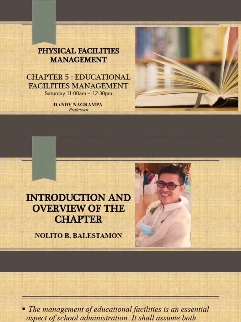 Chapter 5 Educational Facilities Management | PDF | Procurement