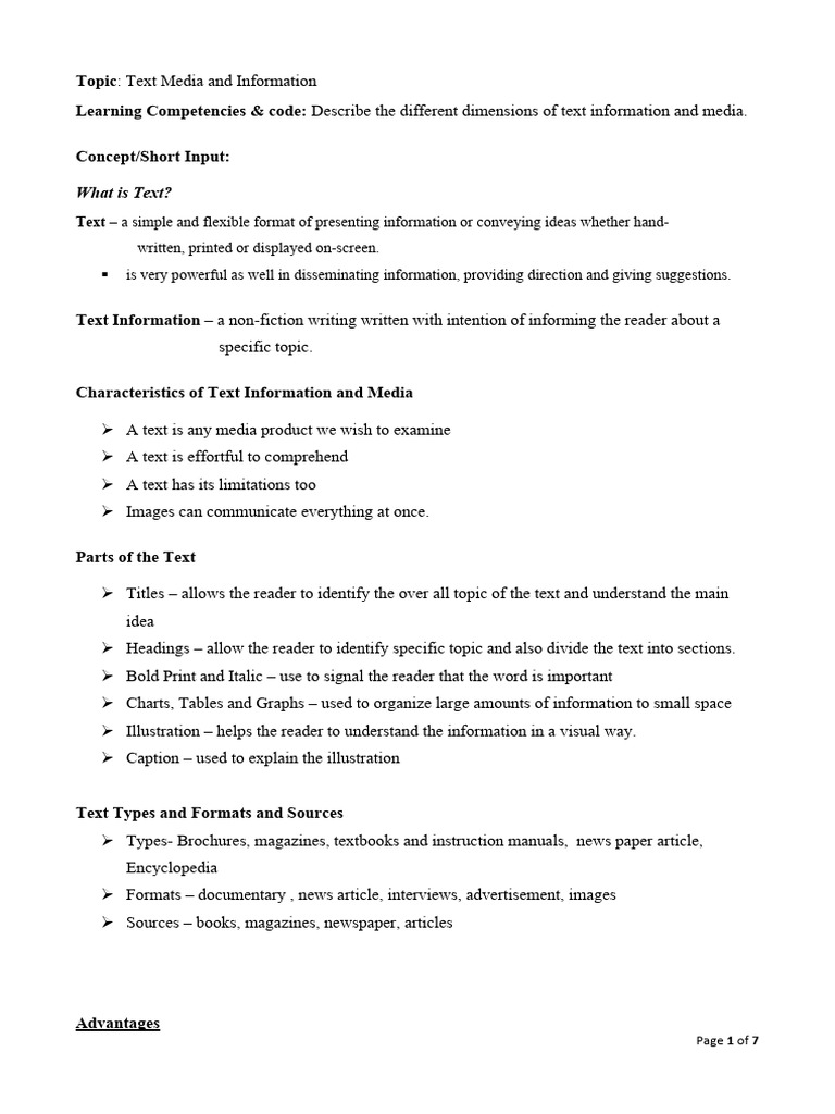 MIL g11 Q2 Topic 3 | Download Free PDF | Information | Mass Media