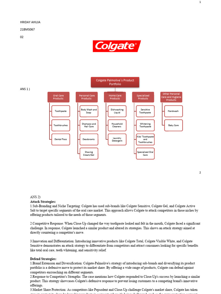 Colgate | PDF | Oral Hygiene | Brand