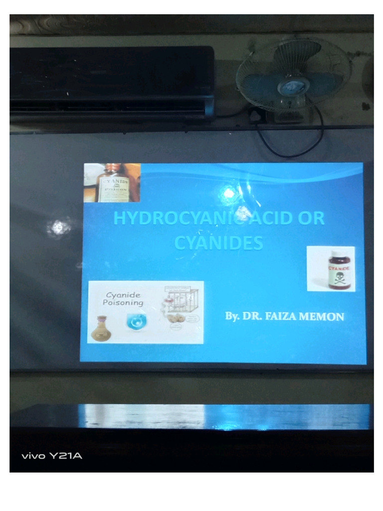 Cyanide Poisoning Slides | PDF