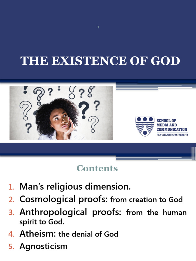 Existence of God | PDF | Science & Mathematics