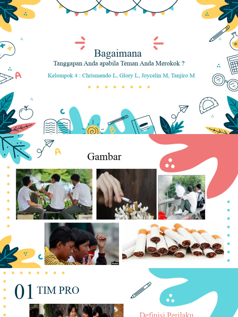 Tugas PPT Biologi Rokok - Kel 4 | PDF | Gaya Hidup