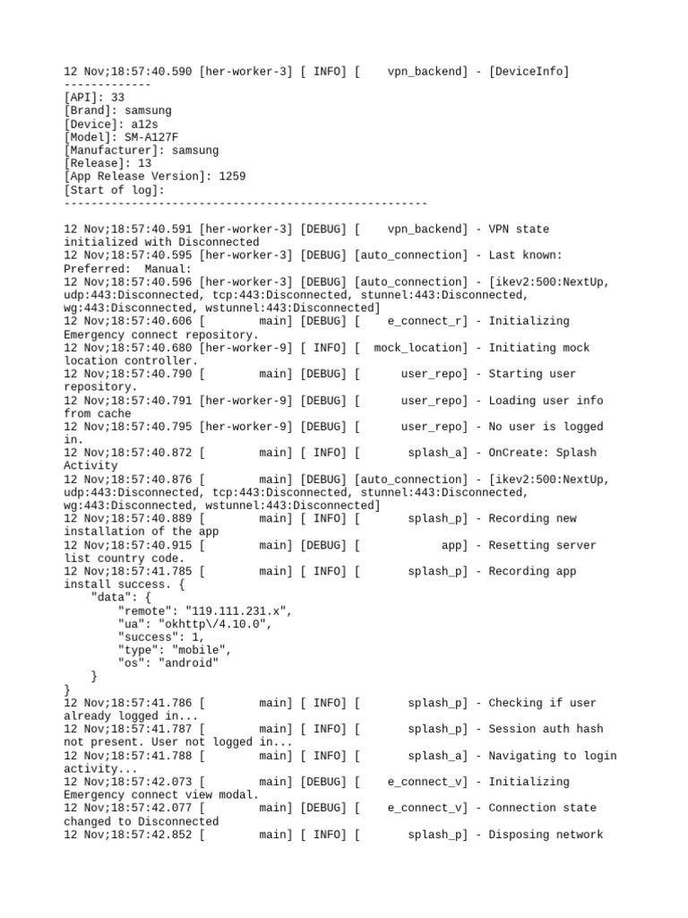Applog | PDF | Session Initiation Protocol | Ip Address