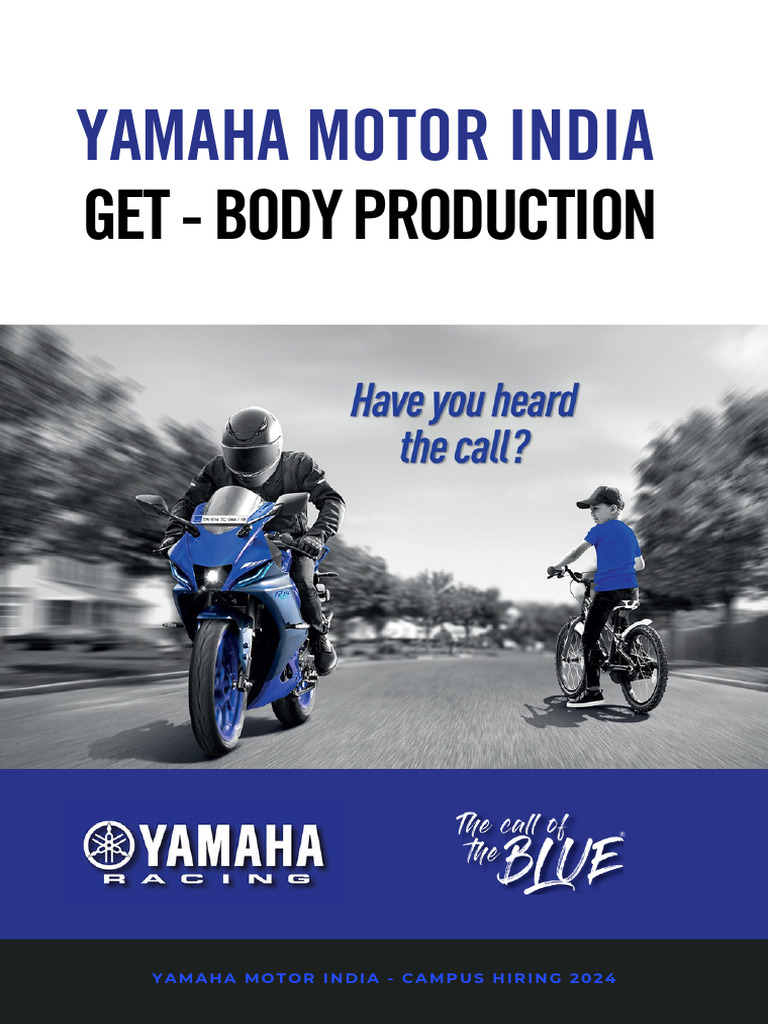 Yamaha - GET - Body Production CHE - JD | PDF | Business