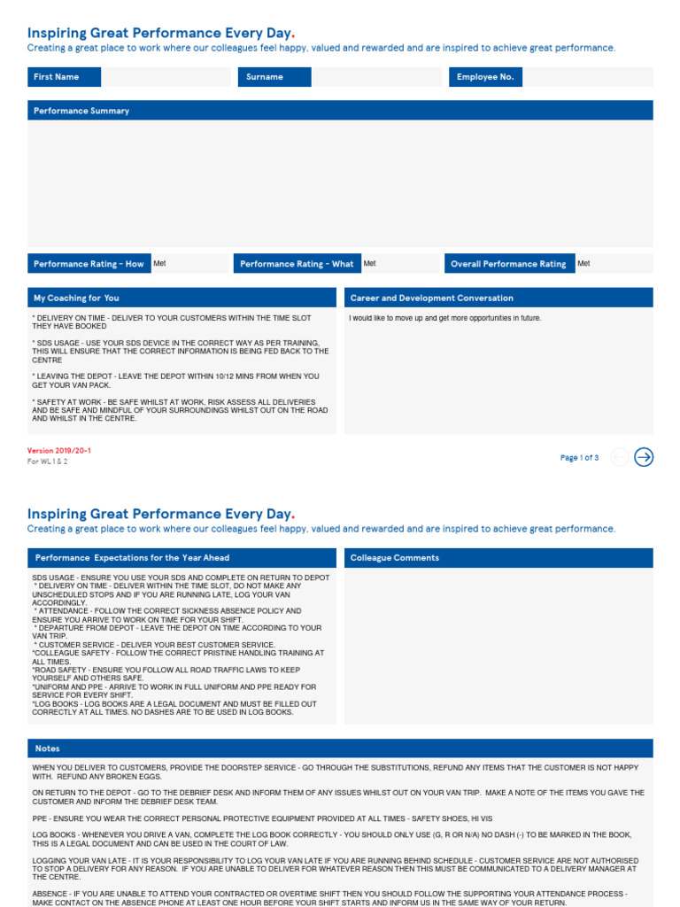 End of Year REVIEW EXAMPLE | PDF | Personal Protective Equipment | Safety