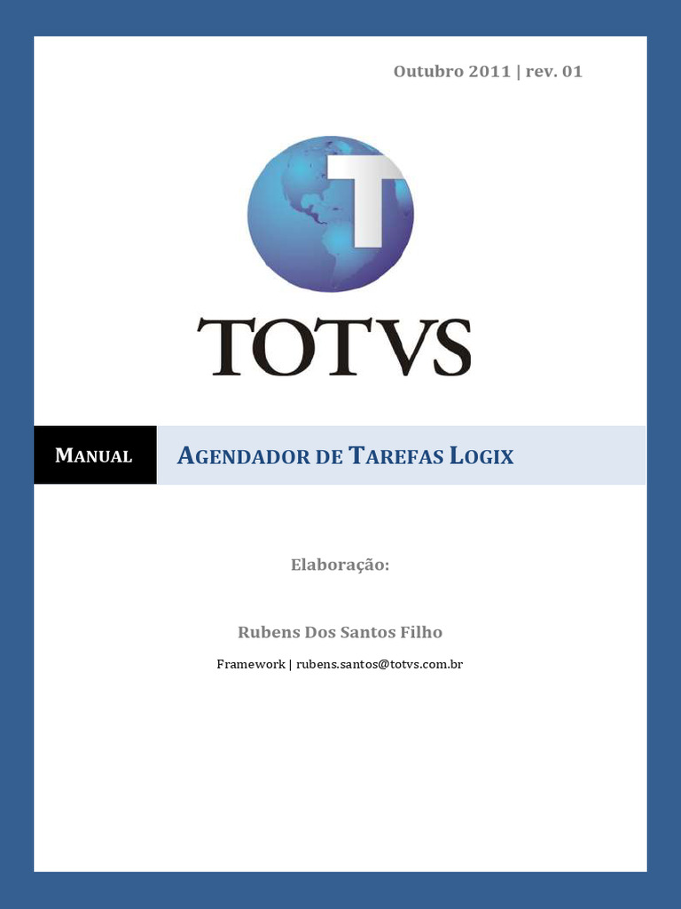 Manual do Agendador de Tarefas Logix | PDF | Agendamento (informática ...