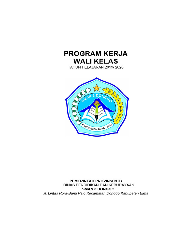 Contoh Laporan Wali Kelas | PDF