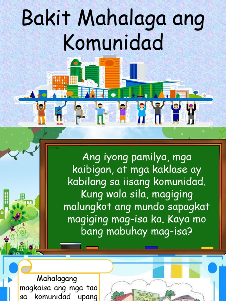 Bakit Mahalaga Ang Komunidad | PDF