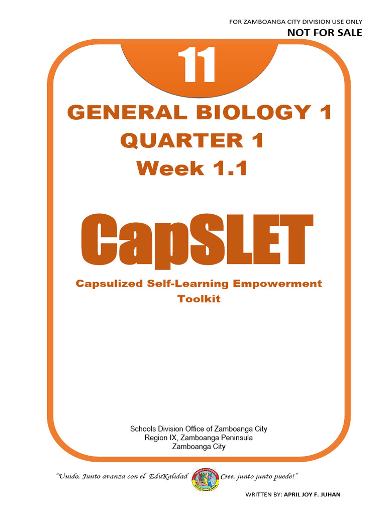 Gen. Bio 1 1.1 | PDF
