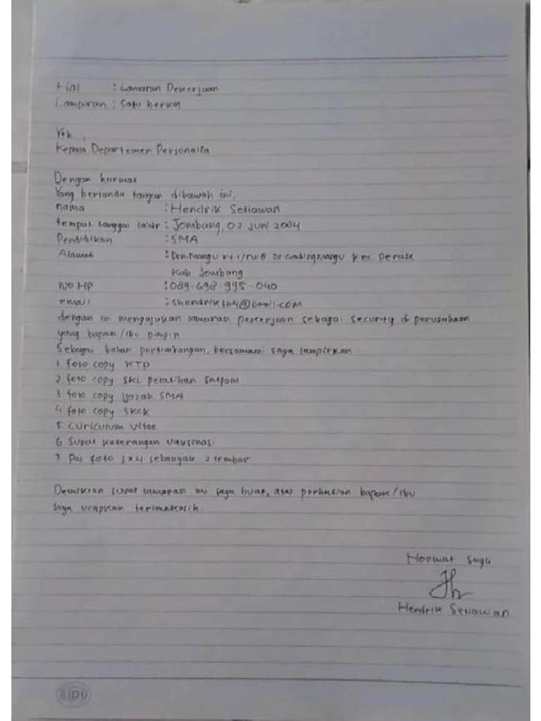 Hendrik Set Iaw An | PDF