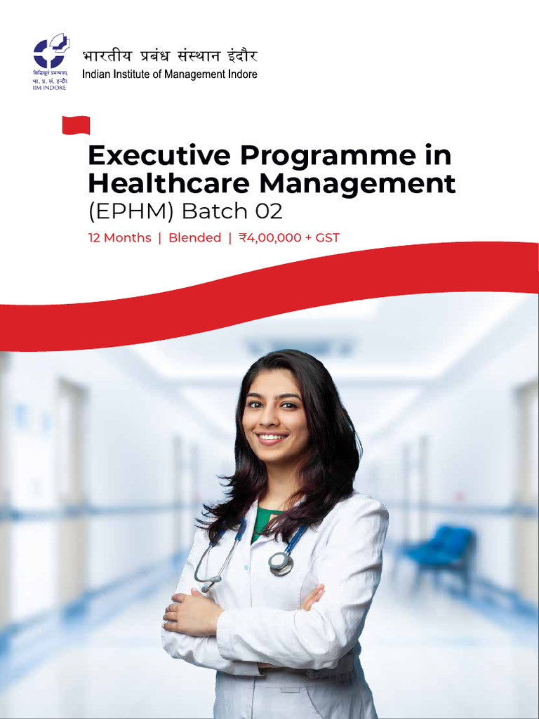 IIM Indore Healthcare Management Program | PDF | Business | Finance & Money Management
