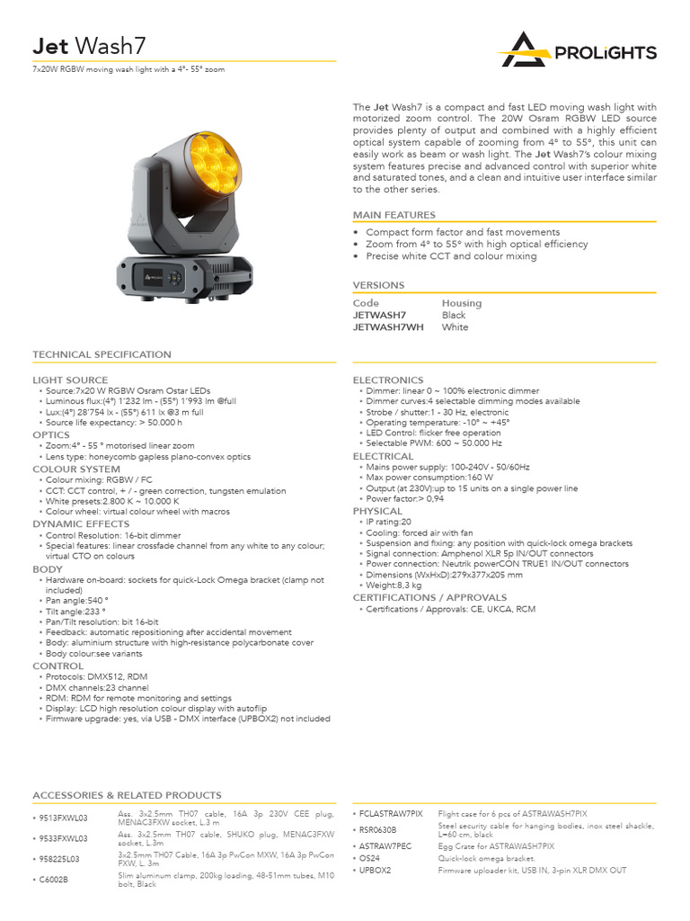 1-Jetwash A4 DATASHEET (EN) | PDF | Computing | Equipment