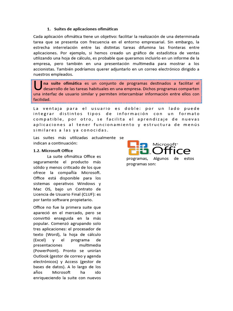 Ejercicio Practica Resumen | PDF | Microsoft Office | Software de la aplicacion