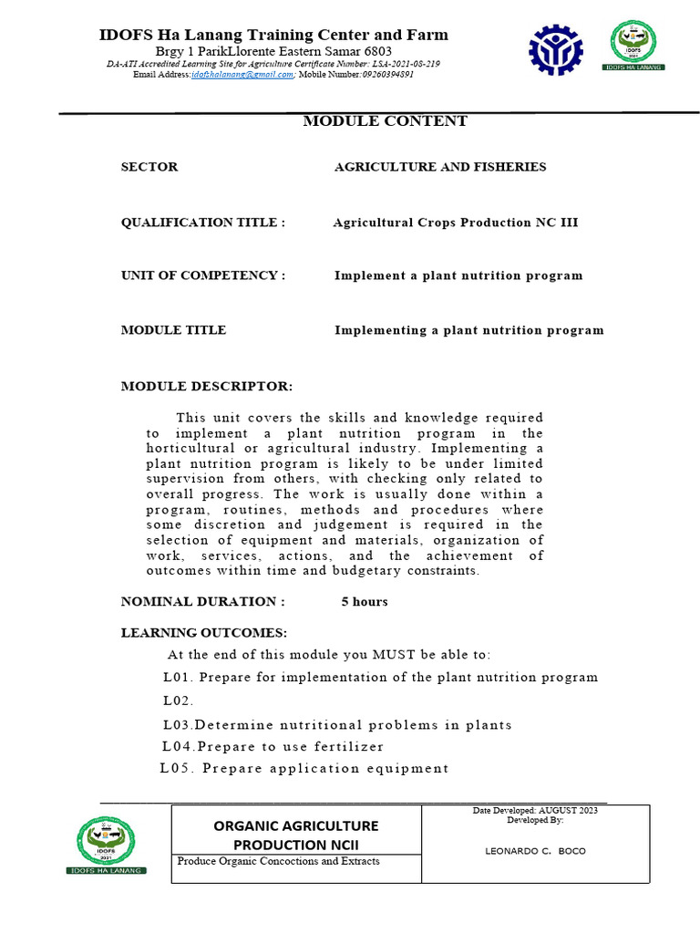 2.1 Module Content | PDF