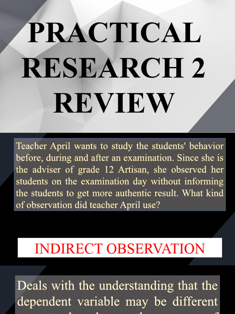 PR2 Quarter 2 | Download Free PDF | Sampling (Statistics) | Scientific Method