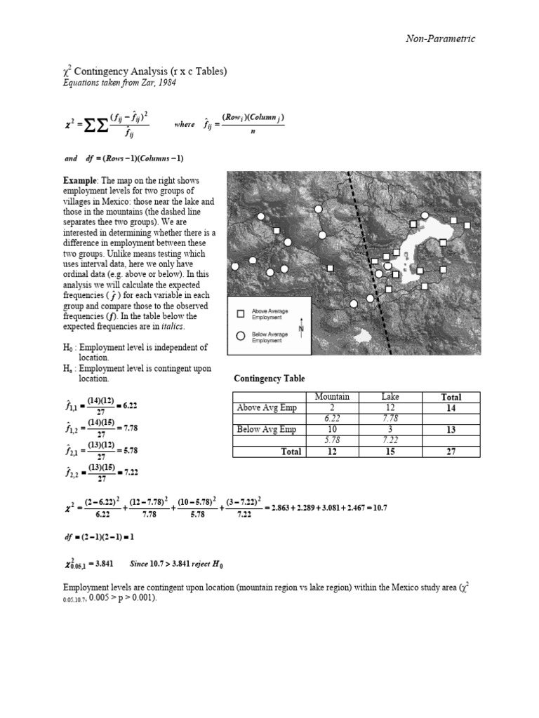 Chi-Squared Contingency Analysis | Download Free PDF | Applied ...